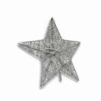 China Tinplate Metal Topper Star Rust Resistant Reusable Industrial Decorative Multiple Purposes for sale