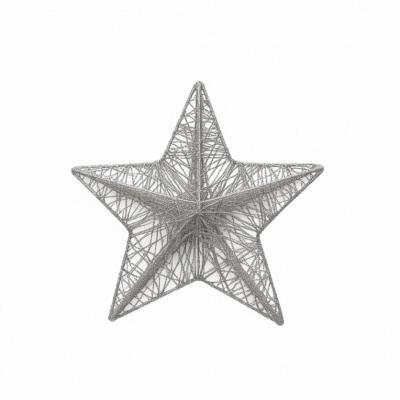 China Tinplate Metal Topper Star Rust Resistant Reusable Industrial Decorative Multiple Purposes for sale