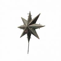 China Customized Metal Topper Star Reusable for Retail Displays / Product Packaging for sale