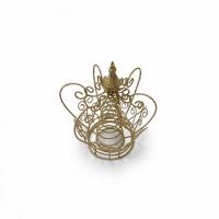 China Festivals Metal Wire Crown Golden Powder Finish for Christmas Halloween Events for sale