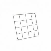 China Office Metal Wire Frame Shelf Adjustable Rust Resistant Coating for sale