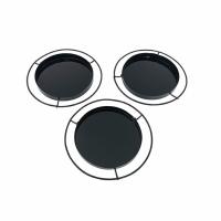 China Customizable Metal Candle Holder for Pillar Candle Indoor Outdoor Decoration for sale