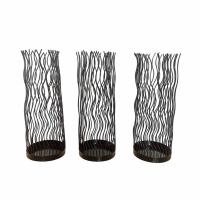 China Pillar Candle Holder for Indoor Outdoor Stylish Accessories Decor Setting for sale