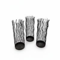 China Pillar Candle Holder for Indoor Outdoor Stylish Accessories Decor Setting for sale