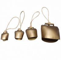 China Industrial Decorative Metal Bell Shinny Finish Water Resistant Customizable for sale