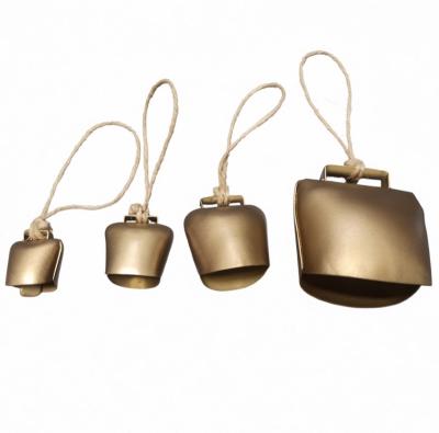 China Industrial Decorative Metal Bell Shinny Finish Water Resistant Customizable for sale