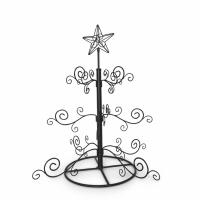 China Easy Assembly 2 Feet Tabletop Iron Christmas Tree Made from Iron Wire Perfect for Office Home and Retail Holiday Display for sale
