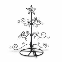 China Easy Assembly 2 Feet Tabletop Iron Christmas Tree Made from Iron Wire Perfect for Office Home and Retail Holiday Display for sale