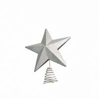 China Hollow Cut Out Metal Holiday Star Decoration Light For Commercial Displays for sale