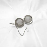 China Ball Steel Teabag with High Heat Resistance Snap Closure Tea Infusion for sale