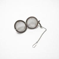 China Magnetic Closure Steel Teabag Metal Mesh Tea Ball Reusable Stainless Steel Infuser for Brewing Loose Leaf Tea for sale