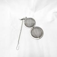 China Magnetic Closure Steel Teabag Metal Mesh Tea Ball Reusable Stainless Steel Infuser for Brewing Loose Leaf Tea for sale
