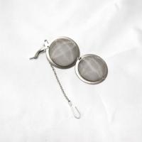 China Magnetic Closure Steel Teabag Metal Mesh Tea Ball Reusable Stainless Steel Infuser for Brewing Loose Leaf Tea for sale