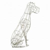 China Polished / Matte Finish Metal Wire Frame Reindeer Commercial For 3D Effect Indoor Decoration for sale