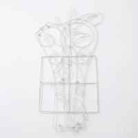 China Indoor Decoration Metal Sheet Wire Reindeer Lightweight for Office Commercial Spaces for sale