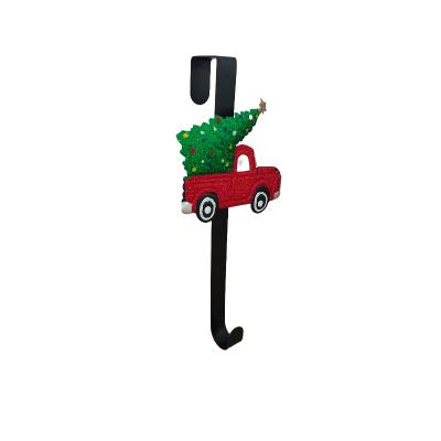 China Metal Over The Door Wreath Hanger Fits Doors 1.75 Inches Thick Easy Installation for sale