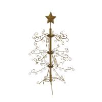 China Indoor 3 Foot Iron Christmas Tree Powder Coating for Holiday Settings for sale