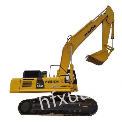 China Heavy Duty Used Komatsu Excavator 450-8 9.1rpm Swing Speed for sale