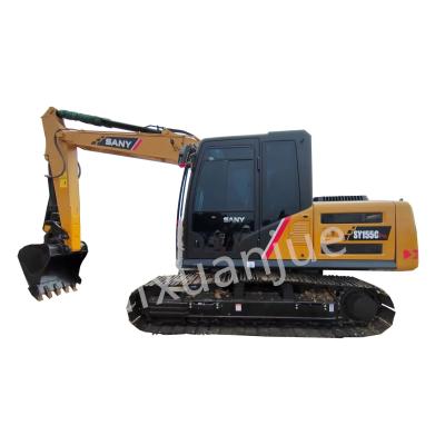 China 173kw Sany 155 Excavator Second Hand Earth Moving Equipment for sale