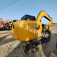 China Used CAT Excavators With Rated Power 91kw / 2150rpm And Walking Speed 35km/H for sale