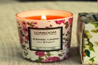 China Perfume Cup Candle OEM ODM Custom Scented Candle 200ml Glass Jar for sale