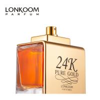 China Lonkoom 24K Pure Gold Eau de Parfum 100ml for Women Sweet Fruity Long Lasting for sale