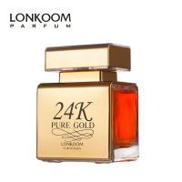 China Lonkoom 24K Pure Gold Eau de Parfum 100ml for Women Sweet Fruity Long Lasting for sale