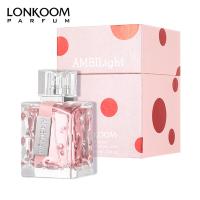 China Lonkoom Parfum AMBILight Pink Women Eau de Parfum 100ml Floral Fruity Scent OEM for sale