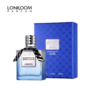 China OEM GMP Blue Oud Perfume 100ml EDP Floral Fruity Scent for Men Customizable for sale