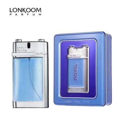 China Lonkoom Royal 100ml EDP Men Perfume Aromatic Fougere Long Lasting Fresh Fragrance for sale
