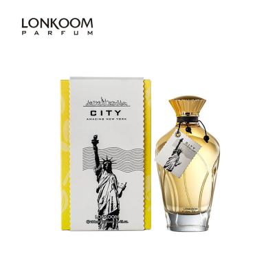 China Lonkoom Amazing New York Unisex EDP Perfume 100ml Citrus Floral Fresh Fragrance for sale