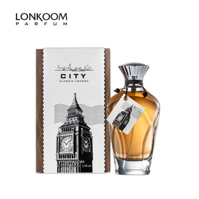 China Lonkoom Classic London Woody Spicy Men's EDP Perfume 100ml OEM Custom for sale