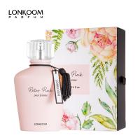 China Lonkoom Retro Pink 100ml EDP Perfume Floral Fruity Fragrance for Women GMP Certified OEM for sale