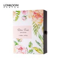 China Lonkoom Retro Pink 100ml EDP Perfume Floral Fruity Fragrance for Women GMP Certified OEM for sale