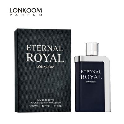 China Lonkoom Eternal Royal Black EDP 100ml Men's Perfume Long Lasting Oriental Aromatic for sale