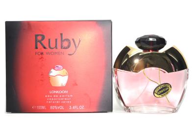 China ISO SGS 296 Floral Smell Perfume Lonkoom Ruby Perfume for sale