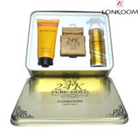 China Gold 24k Perfume Gift Set 100ml EDP with Shower Gel and Body Lotion for Women for sale