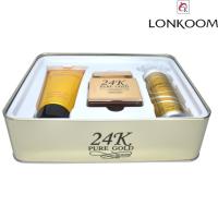 China Gold 24k Perfume Gift Set 100ml EDP with Shower Gel and Body Lotion for Women for sale