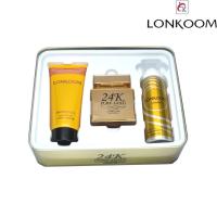 China Gold 24k Perfume Gift Set 100ml EDP with Shower Gel and Body Lotion for Women for sale