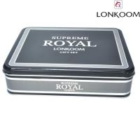 China Lonkoom Royal 100ml EDP Perfume Gift Set for Men Long Lasting Woody Scent Spray for sale