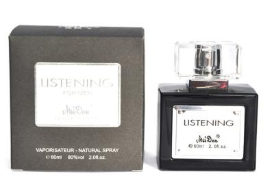 China 60ml Eau De Toilette Long Lasting Men Perfume Woody Floral Scent OEM for sale