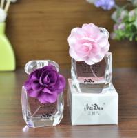 China OEM ODM 45ml Women Spray Perfume Glass Bottle Custom Logo Color Scent for sale
