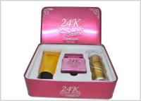 China 1802GS 24k Pure Pink Perfume Gift Sets With Deo Spray for sale