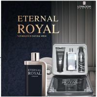 China Black Eternal Royal Lonkoom Perfume Men'S Cologne Gift Sets 100ml for sale