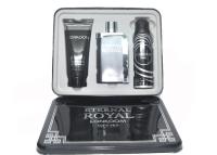 China Black Eternal Royal Lonkoom Perfume Men'S Cologne Gift Sets 100ml for sale