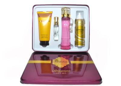 China Red Womens Fragrance Sets 1808GS Body Spray Perfume 100ml Gift Set for sale