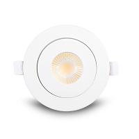 China FCC Certified Tilt LED Recessed Downlights 5CCT CRI 80 Heat Resistant for sale