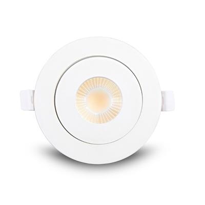 China FCC Certified Tilt LED Recessed Downlights 5CCT CRI 80 Heat Resistant for sale