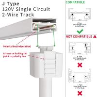 China Compatible Track Mounted Spotlight for sale