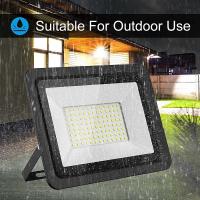 China Super Bright Waterproof LED Flood Light 100W 10000lm Wifi Controlled For Yard for sale